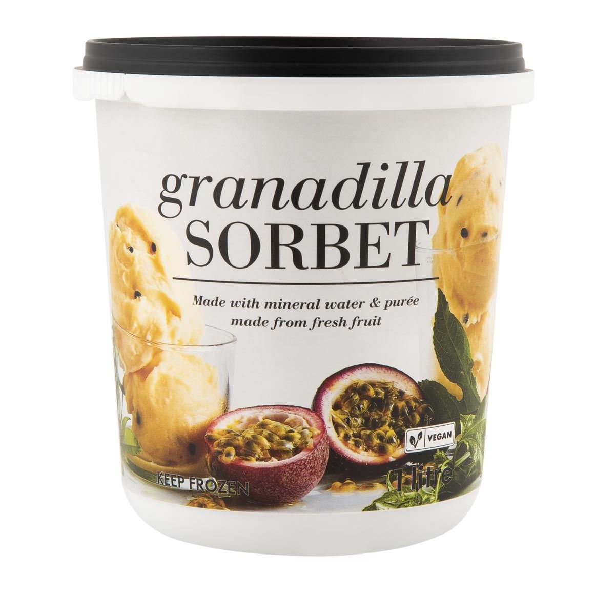 Frozen Granadilla Ice Lollies 6x70ml/Frozen Granadilla Sorbet 1L ... Frozen Granadilla Ice Lollies 6x70ml/Frozen Granadilla Sorbet 1L ...